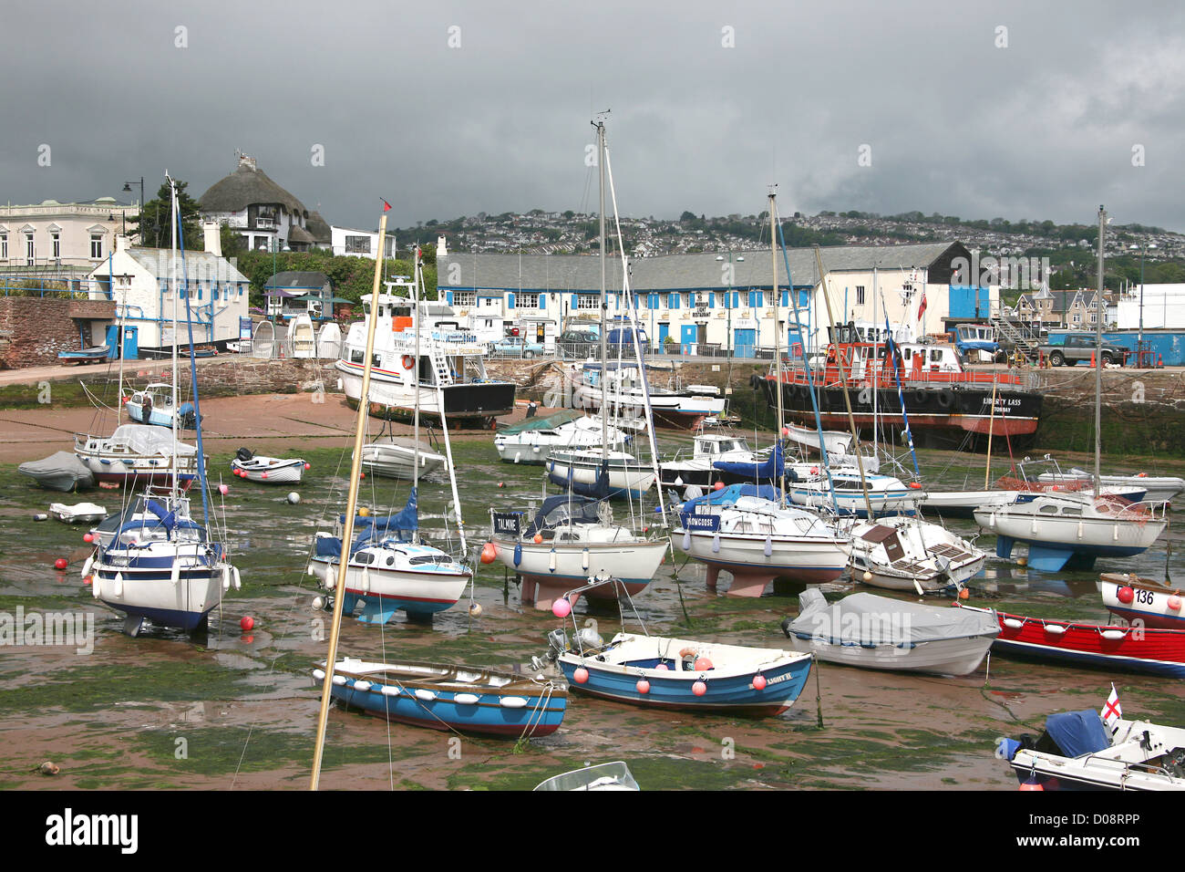 Paignton harbour Devon Stock Photo - Alamy