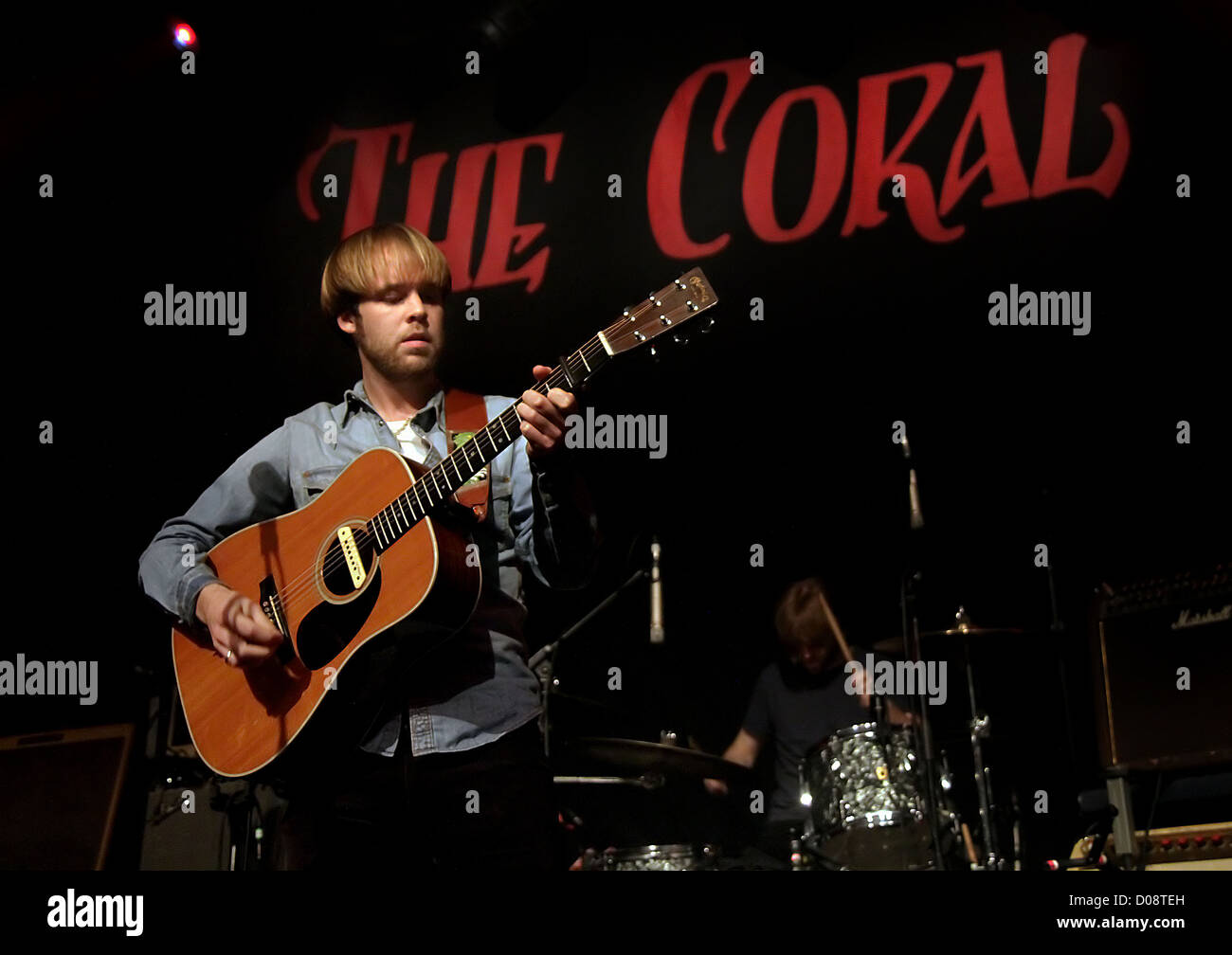 The Coral Performing at Liverpool University Liverpool, England Stock ...