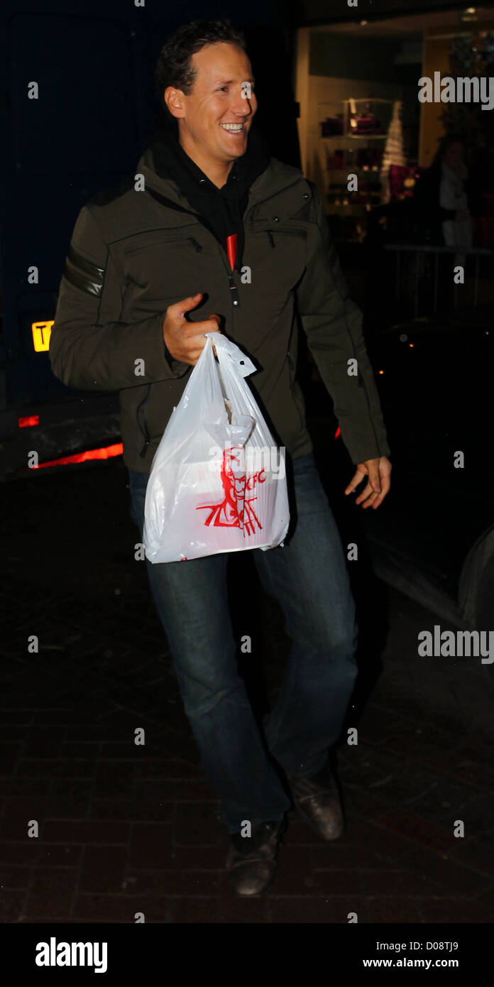 Brendan Cole The stars of Strictly Come Dancing return to their hotel ...
