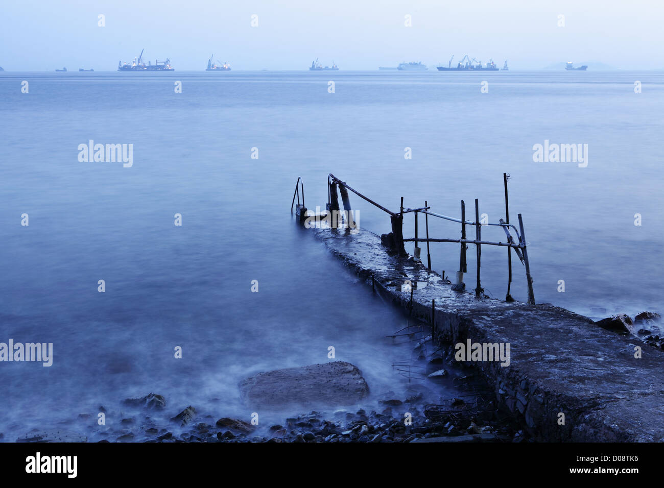 Jetty on sea Stock Photo - Alamy