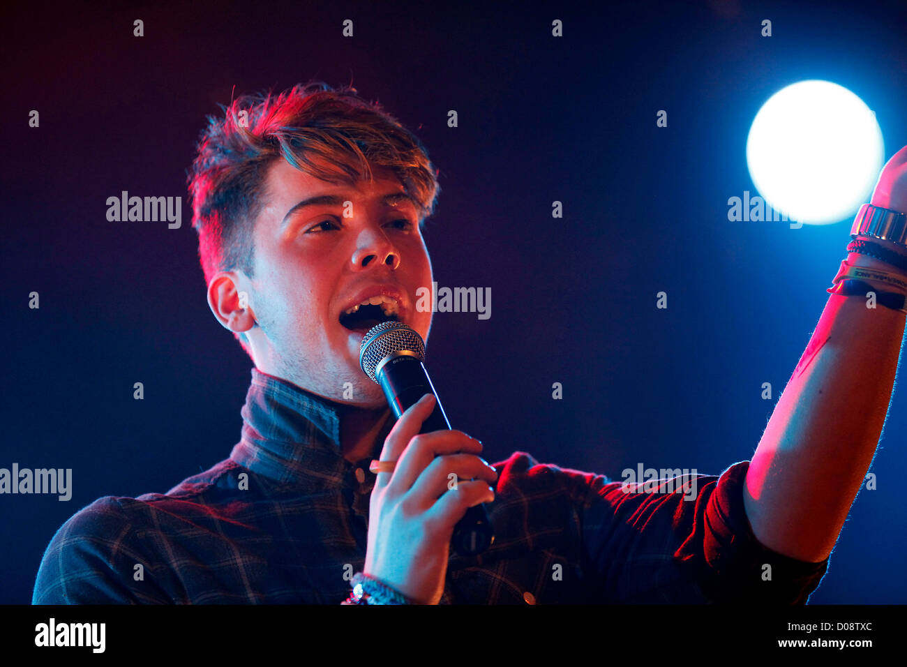 X-Factor finalist Aiden Grimshaw performing at G-A-Y nightclub London ...