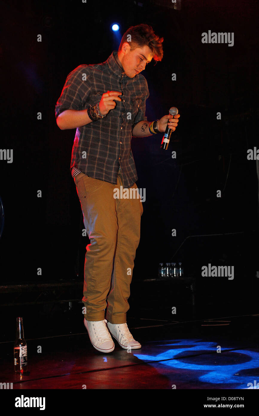 X-Factor finalist Aiden Grimshaw performing at G-A-Y nightclub London ...