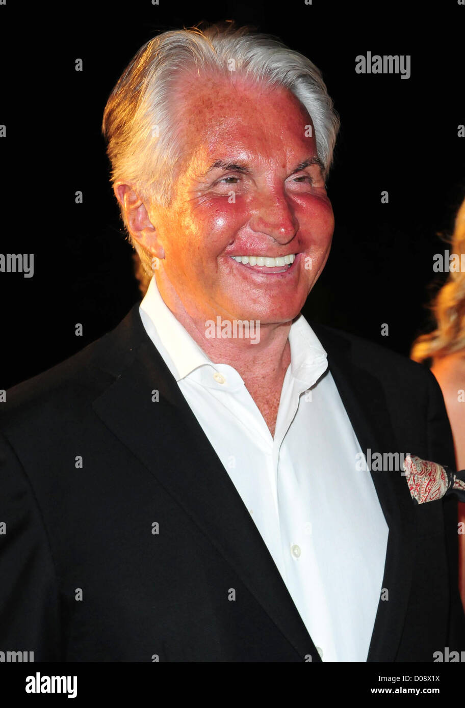 George Hamilton Roberto Cavalli Spring 2011 collection show in Miami ...