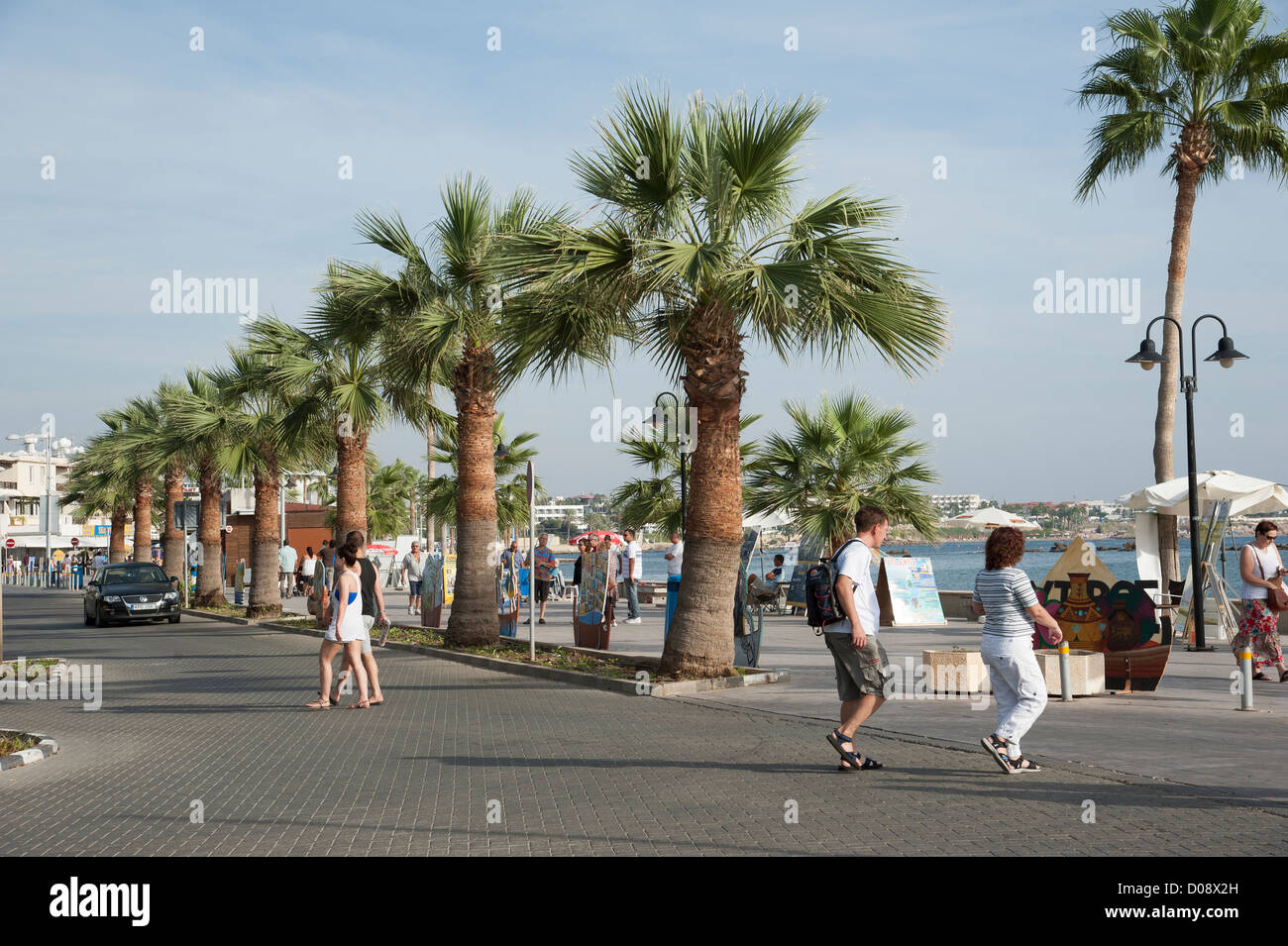 Waterfront in Paphos Cyprus Stock Photo - Alamy