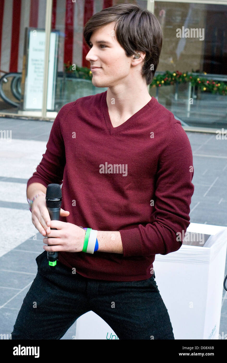 Zach Porter of Allstar Weekend at the Magnificent Mile Lights Festival ...