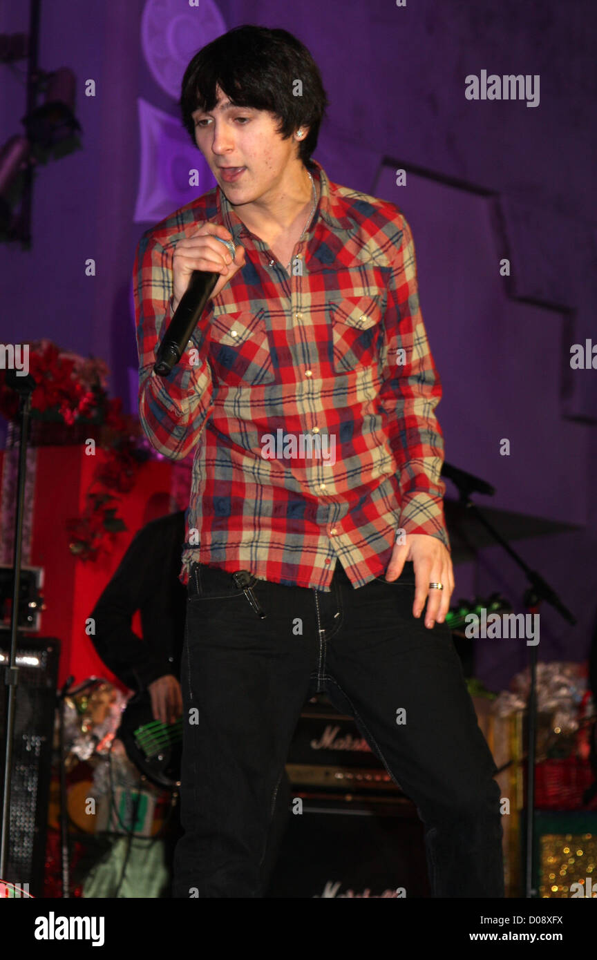 Mitchel Musso Hollywood & Highland Tree Lighting Concert 2010 the ...