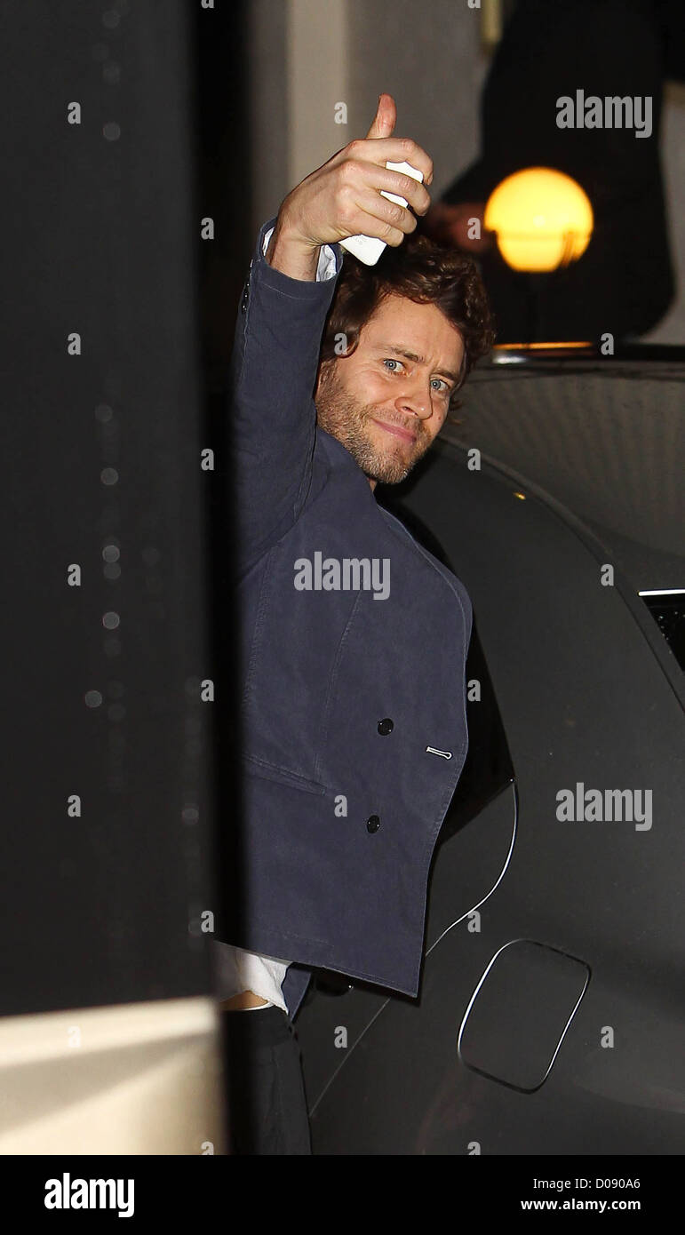 Howard Donald of Take That arrives at the X factor studios for tonight ...