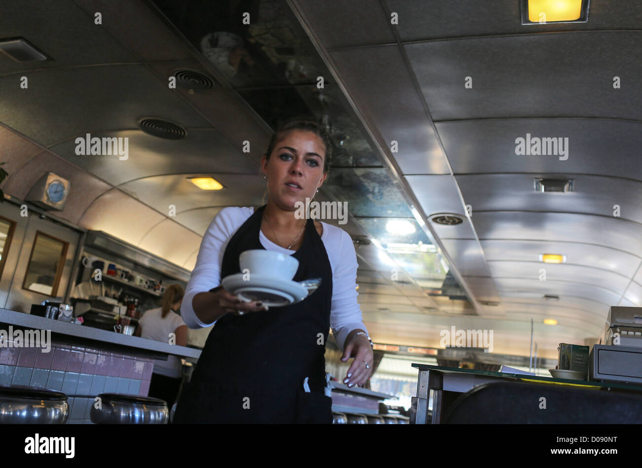 Diner waitress new york hi-res stock photography and images - Alamy