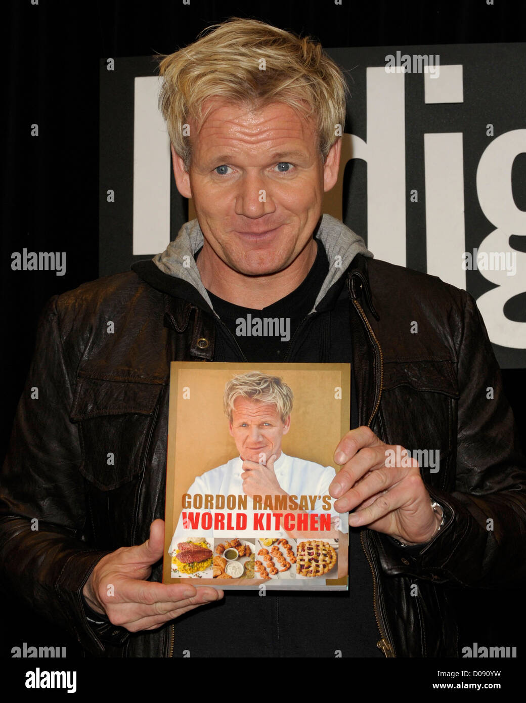 Gordon Ramsay autograph session for his latest cookbook 'Gordon Ramsay ...