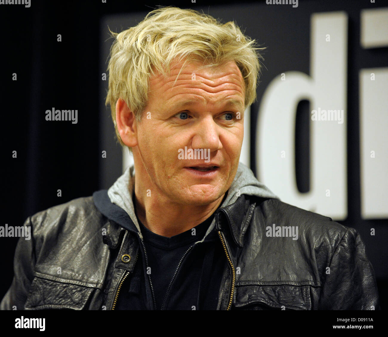 Gordon Ramsay autograph session for his latest cookbook 'Gordon Ramsay ...