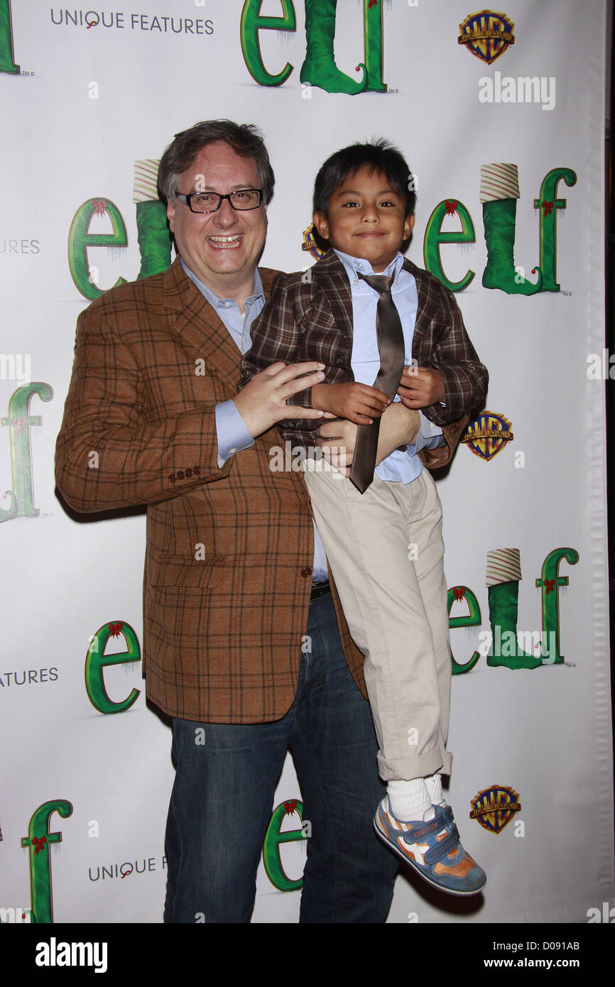 Douglas Carter Beane and his son Cooper Opening night of the Broadway ...
