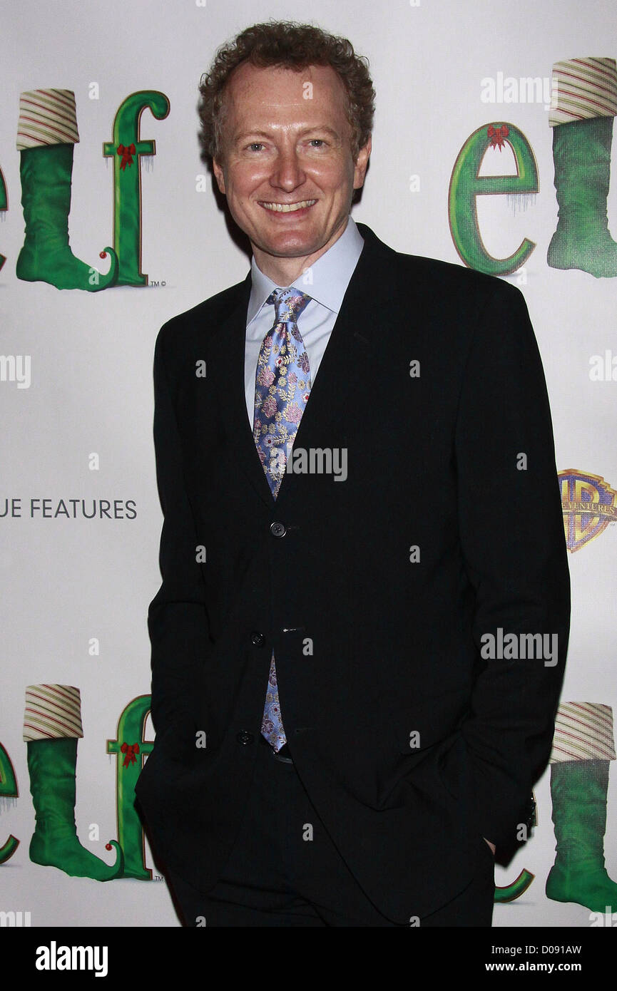 Bob Martin Opening night of the Broadway musical production of 'Elf' at ...