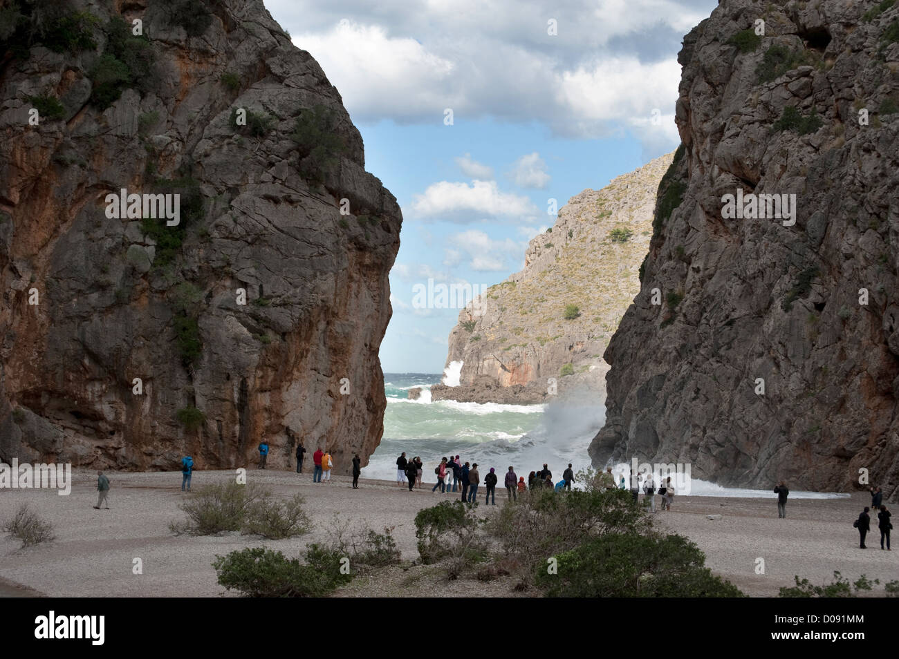 Platja de Torrent de Pareis, Sa Calobra, Mallorca (Majorca), Balearic ...