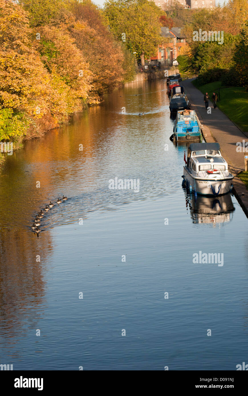 A view of Nottingham canal Stock Photo - Alamy