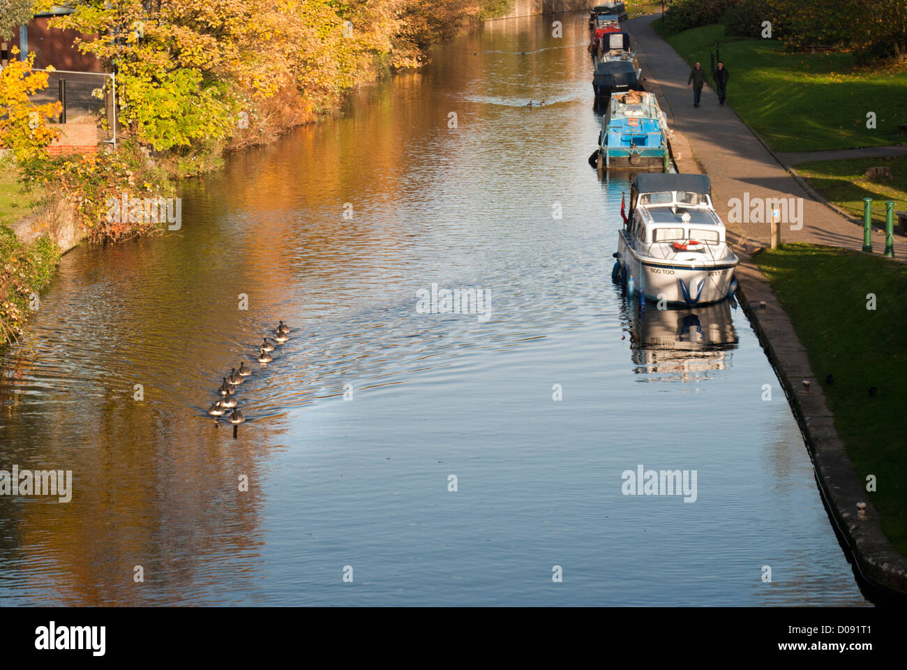 A view of Nottingham canal Stock Photo - Alamy