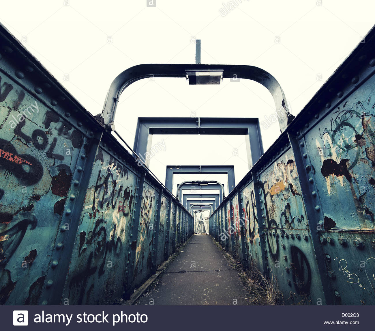 Rusty Steel Girder Bridge Stock Photos & Rusty Steel Girder Bridge ...