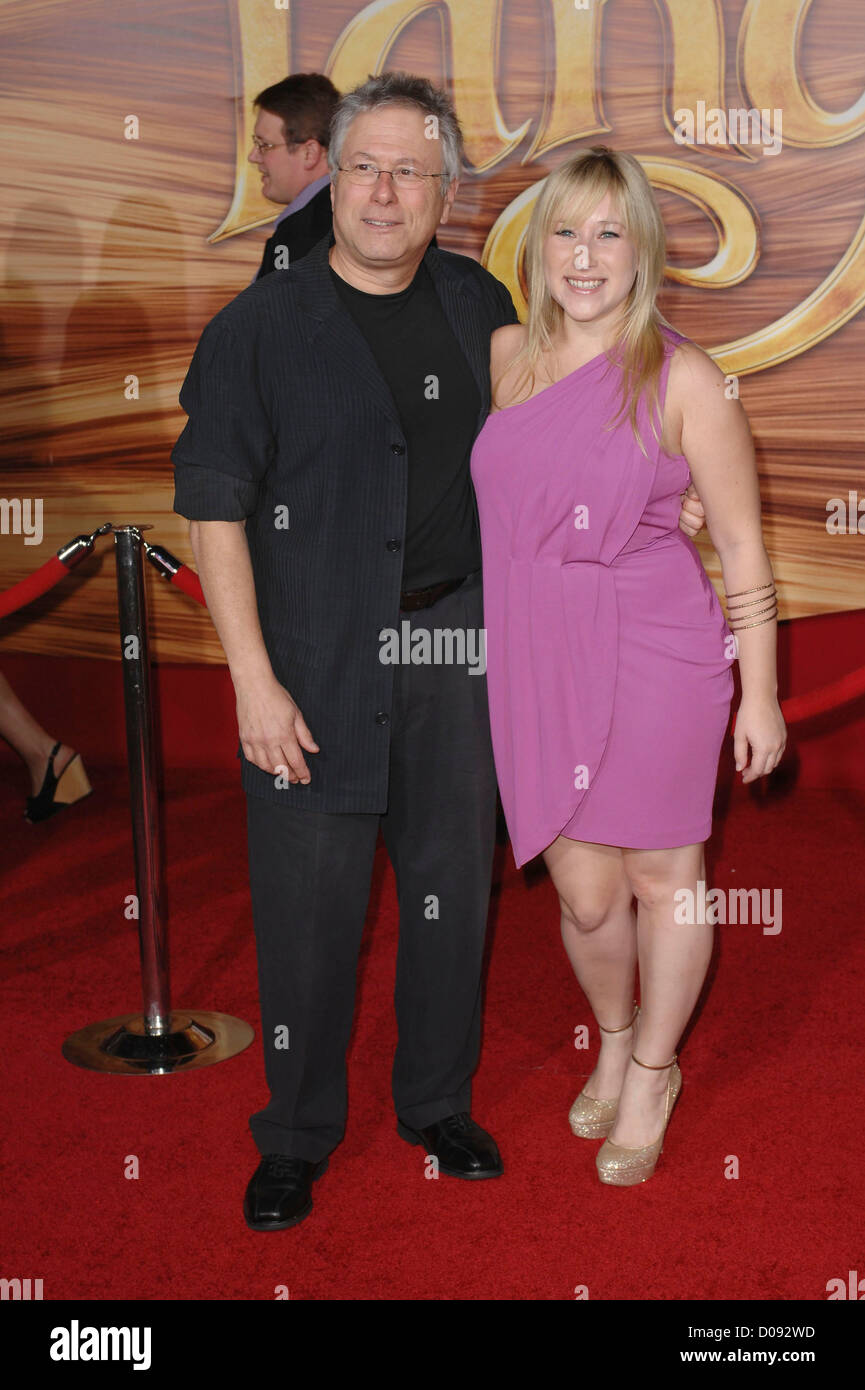 Alan Menken, daughter Anna Disney's 'Tangled' Los Angeles Premiere at ...