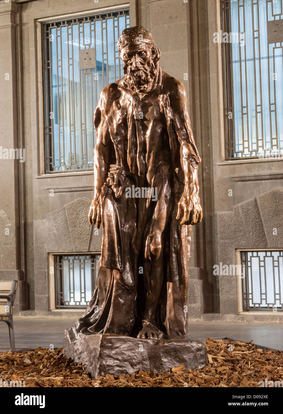 Original Auguste Rodin sculpture on display in street in Las Palmas ...
