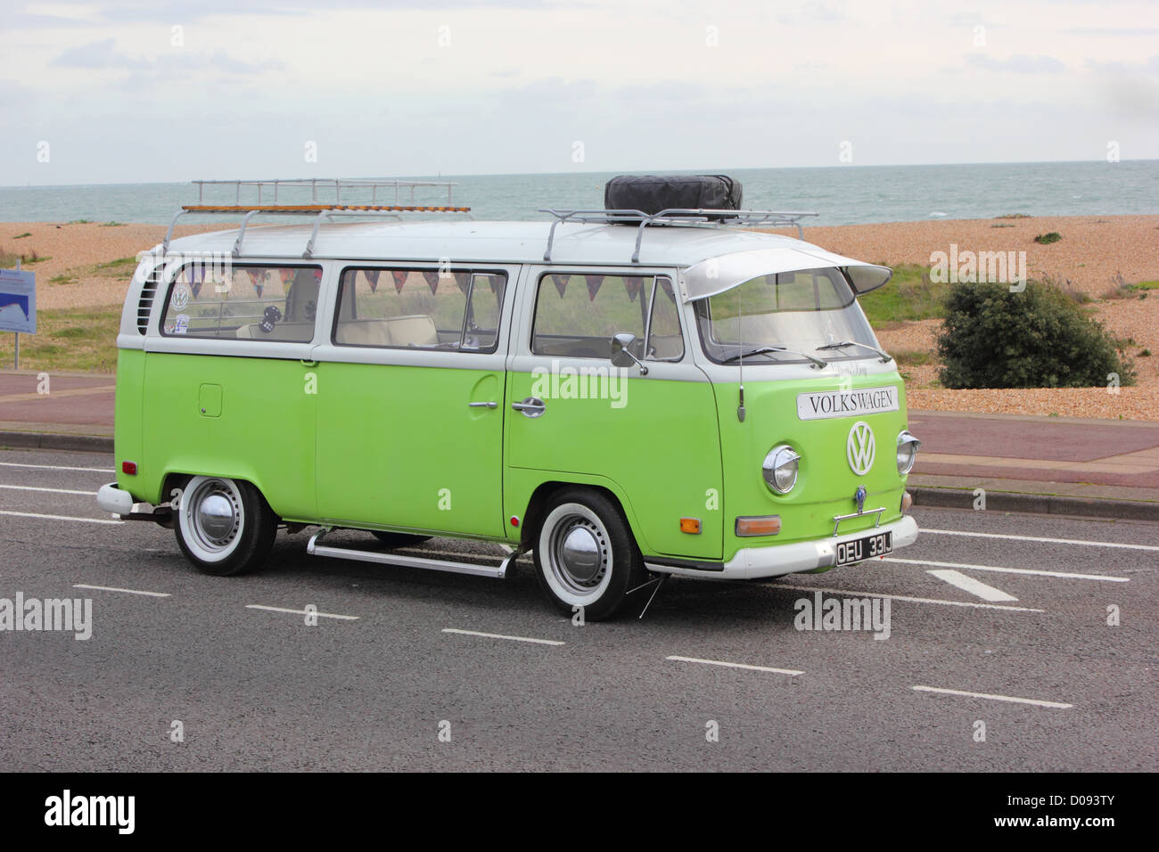 Old retro van Stock Photo - Alamy