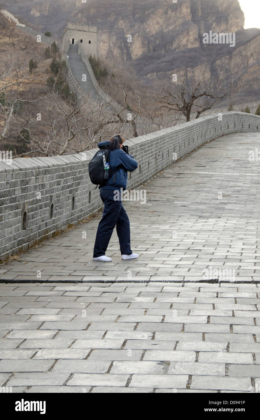 China, Ji Province, Tianjin. The Great Wall of China at Huangyaguan, Qi ...