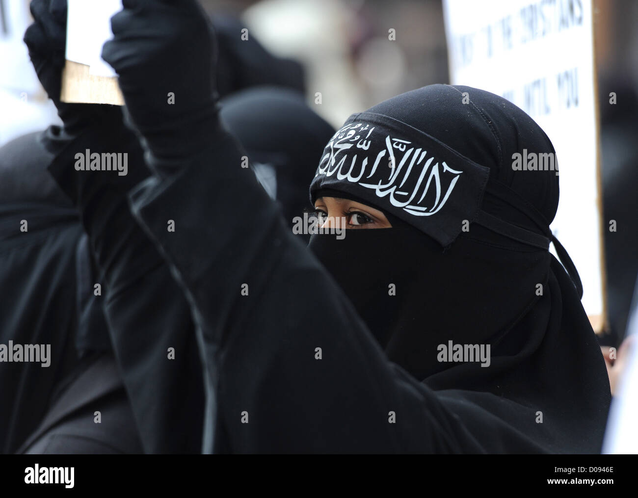 Protesters gather near the Lebanese Embassy in London to protest ...