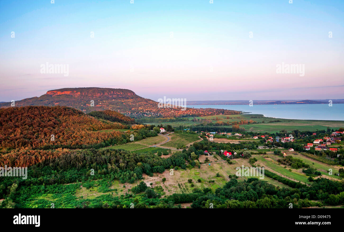 View to Lake Balaton from Szigliget,Hungary Stock Photo - Alamy