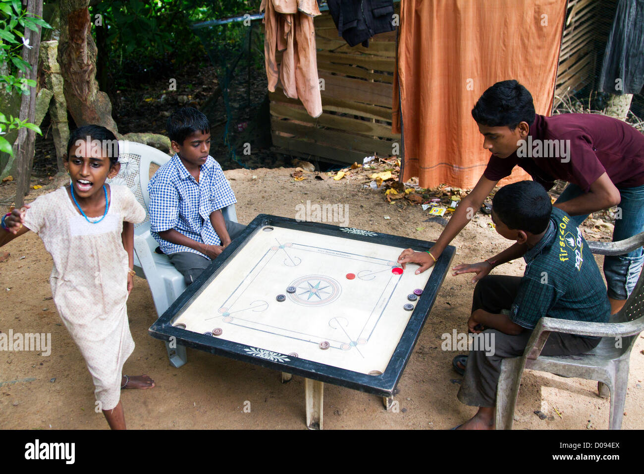 Carrom boy hi-res stock photography and images - Alamy