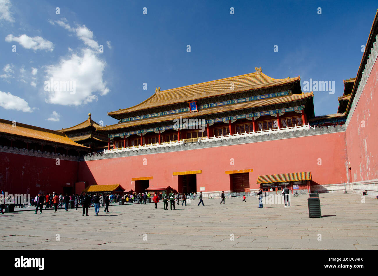 China, Beijing, Forbidden City (aka Zijin Cheng). Emperors palace from ...