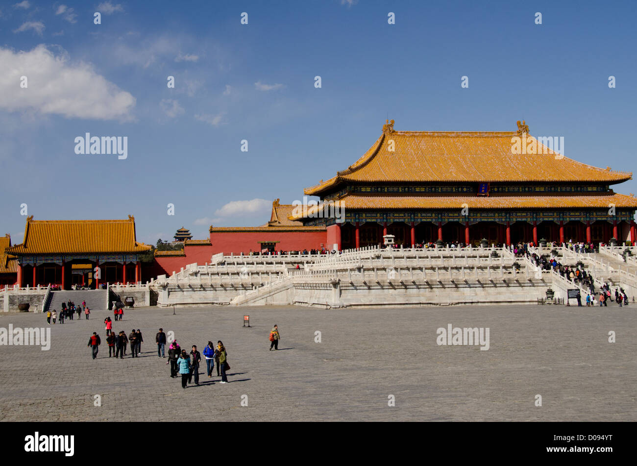 China, Beijing, Forbidden City (aka Zijin Cheng). Emperors palace from ...