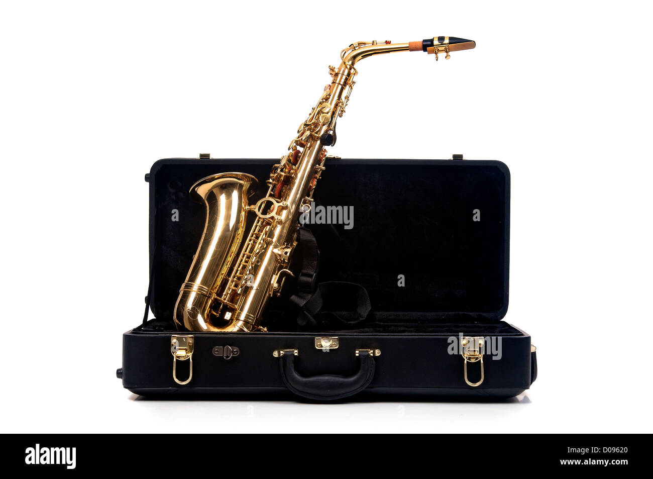 Blowing into saxophone Cut Out Stock Images & Pictures - Alamy