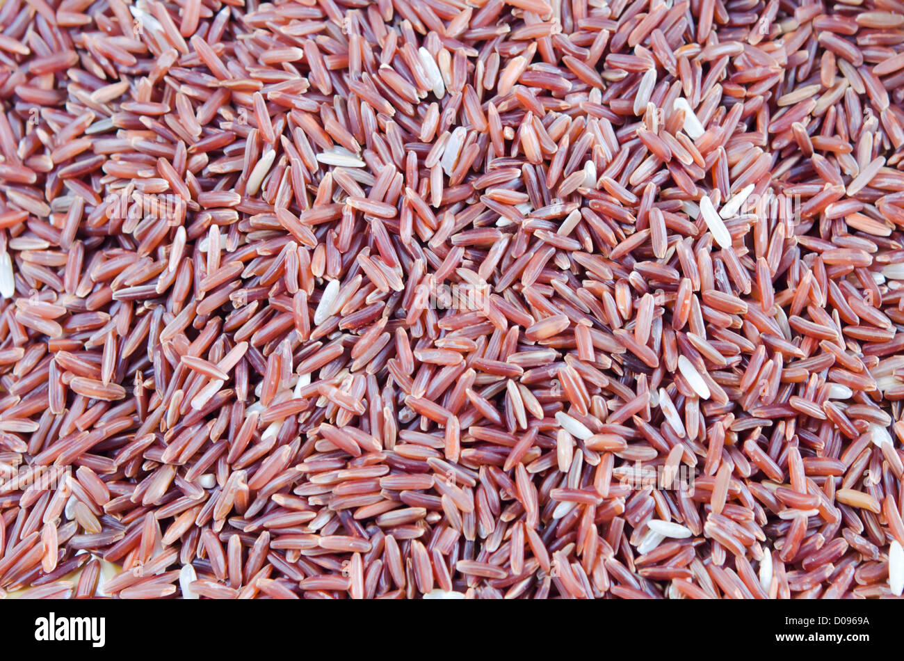 background of uncooked red rice grains Stock Photo - Alamy