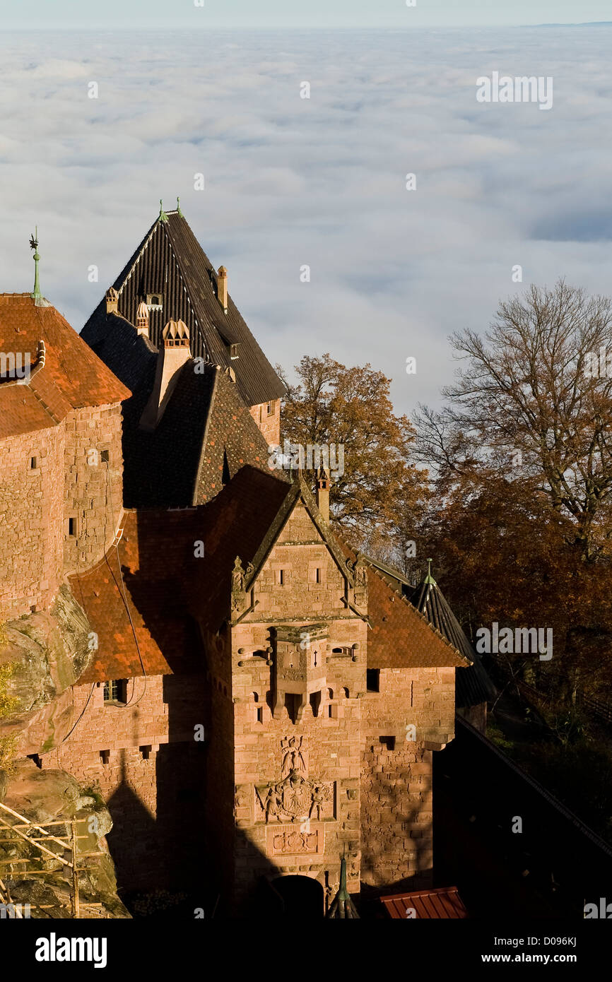 France, Alsace, Haut Koenigsbourg castle Stock Photo - Alamy