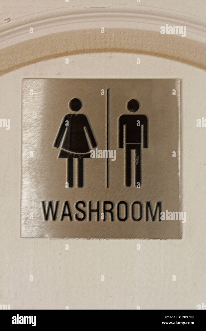 Public Washroom Writing Stock Photo - Alamy