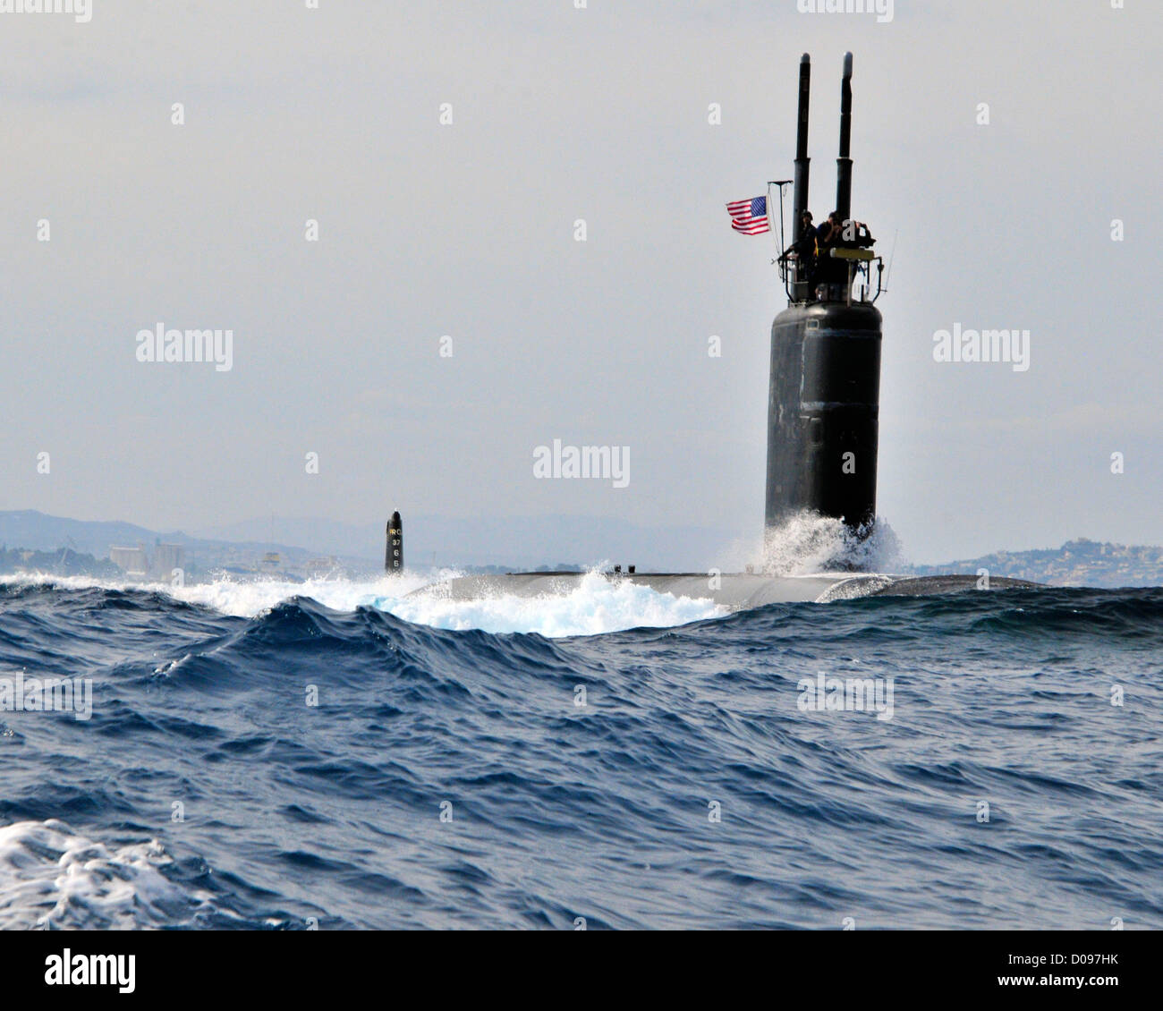 The Los Angeles-class fast attack submarine USS Alexandria (SSN 757 ...