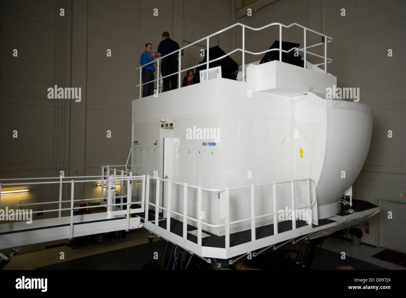 KC-135 Stratotanker flight simulators receives the updated high ...