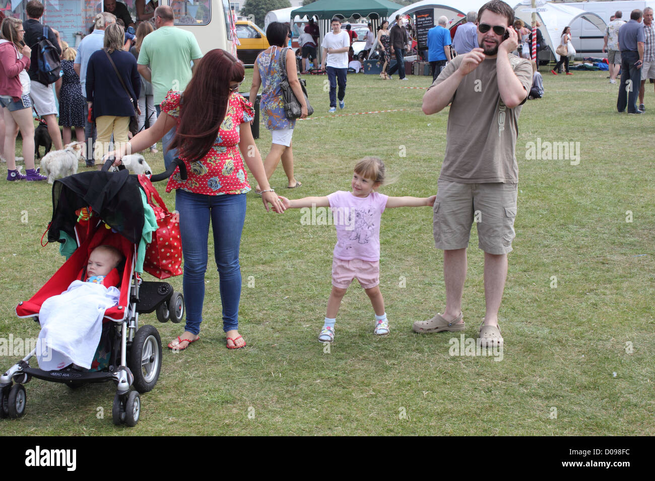 A family day out Stock Photo - Alamy