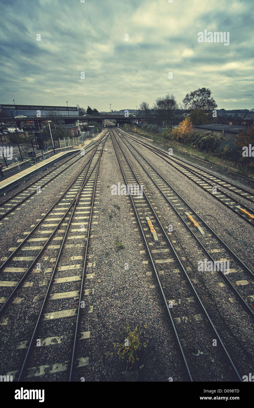 Rail infrastructure uk abstract hi-res stock photography and images - Alamy