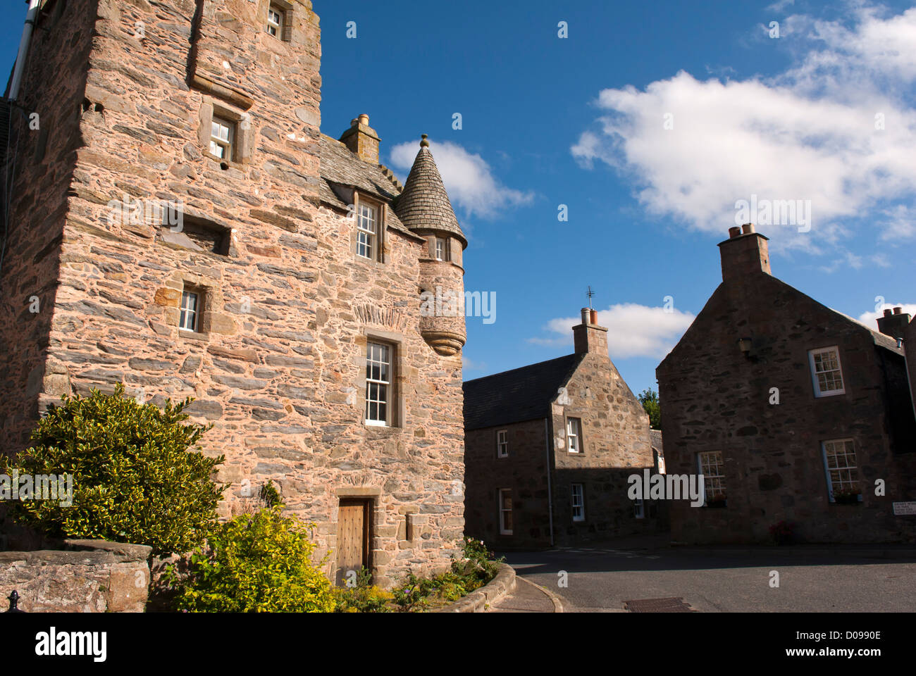 Fordyce Castle, Banffshire, Scotland, UK Stock Photo - Alamy