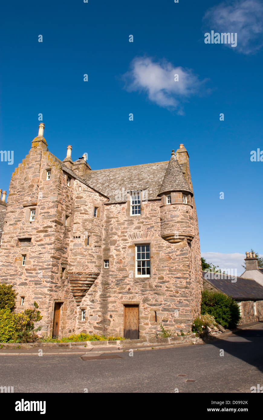 Fordyce Castle, Banffshire, Scotland, UK Stock Photo - Alamy