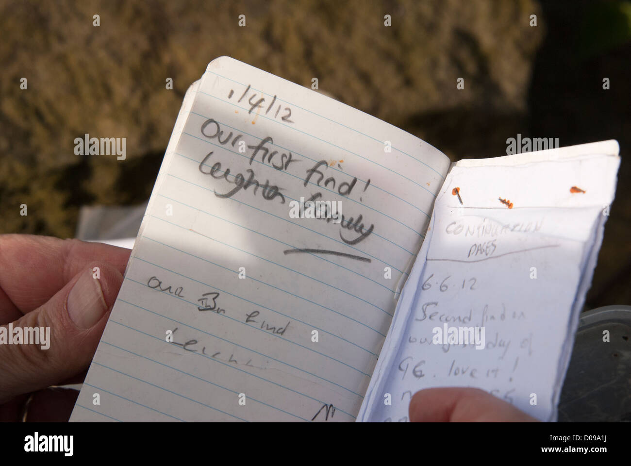 Geocache geo cache geocaching hi-res stock photography and images - Alamy