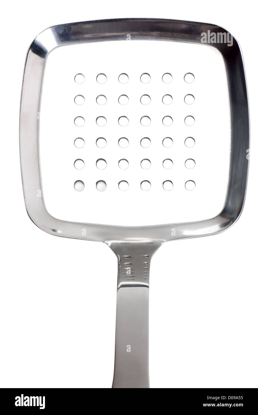 Slotted and perforated metal spatula hi-res stock photography and ...