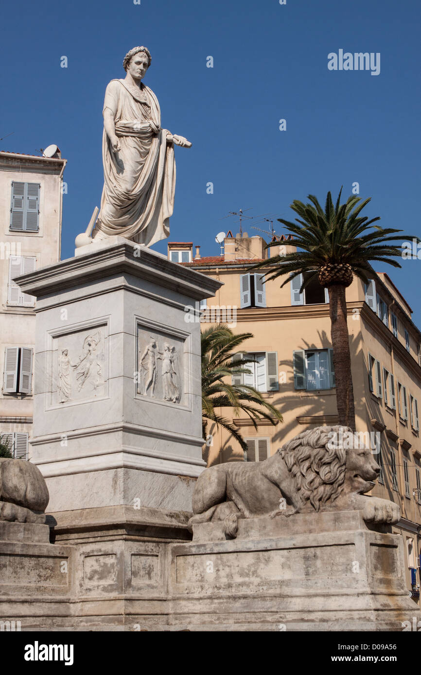 STATUE NAPOLEON BONAPARTE (1769-1821) FRENCH EMPEROR BORN IN AJACCIO ...