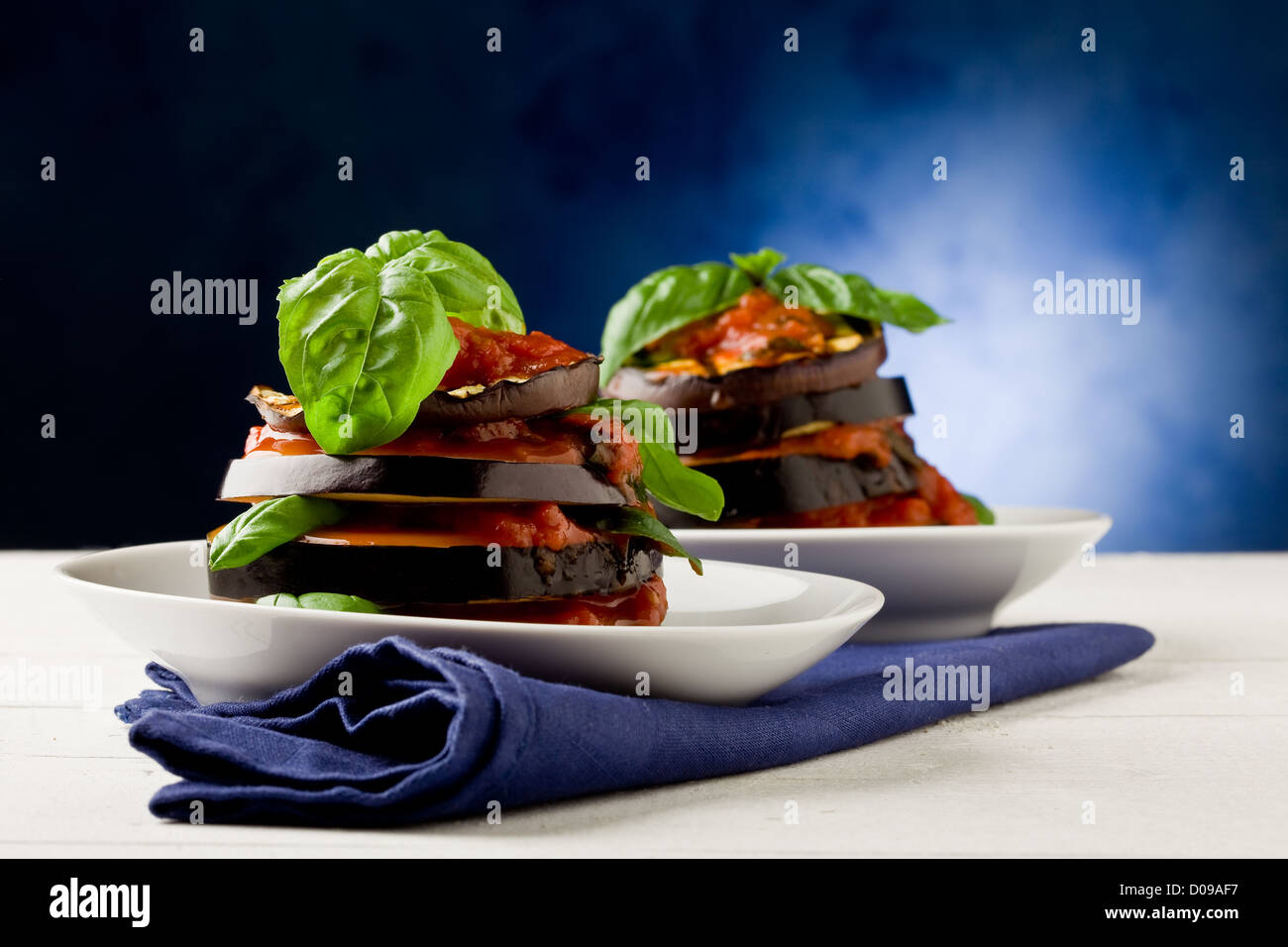 photo of delicious aubergine dish with tomato sauce called parmigiana ...