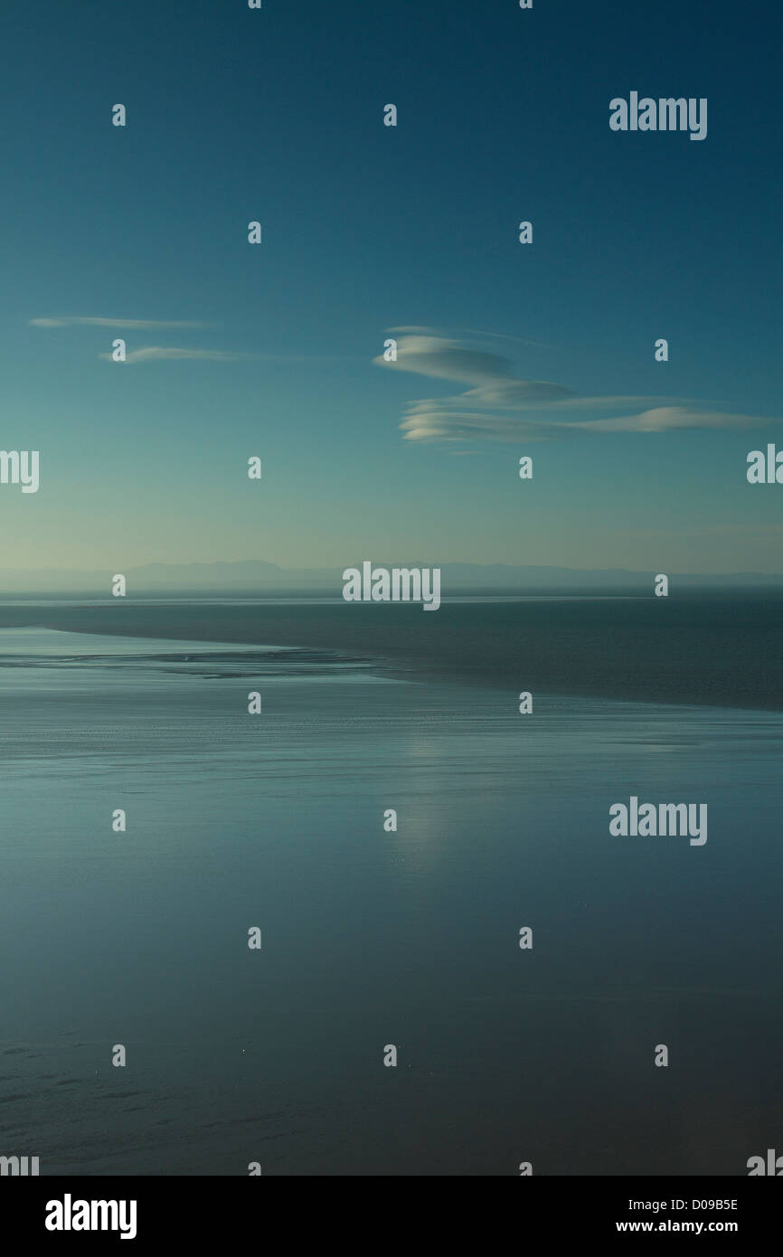 The Lake District and the Solway Firth from above Portowarren on the ...