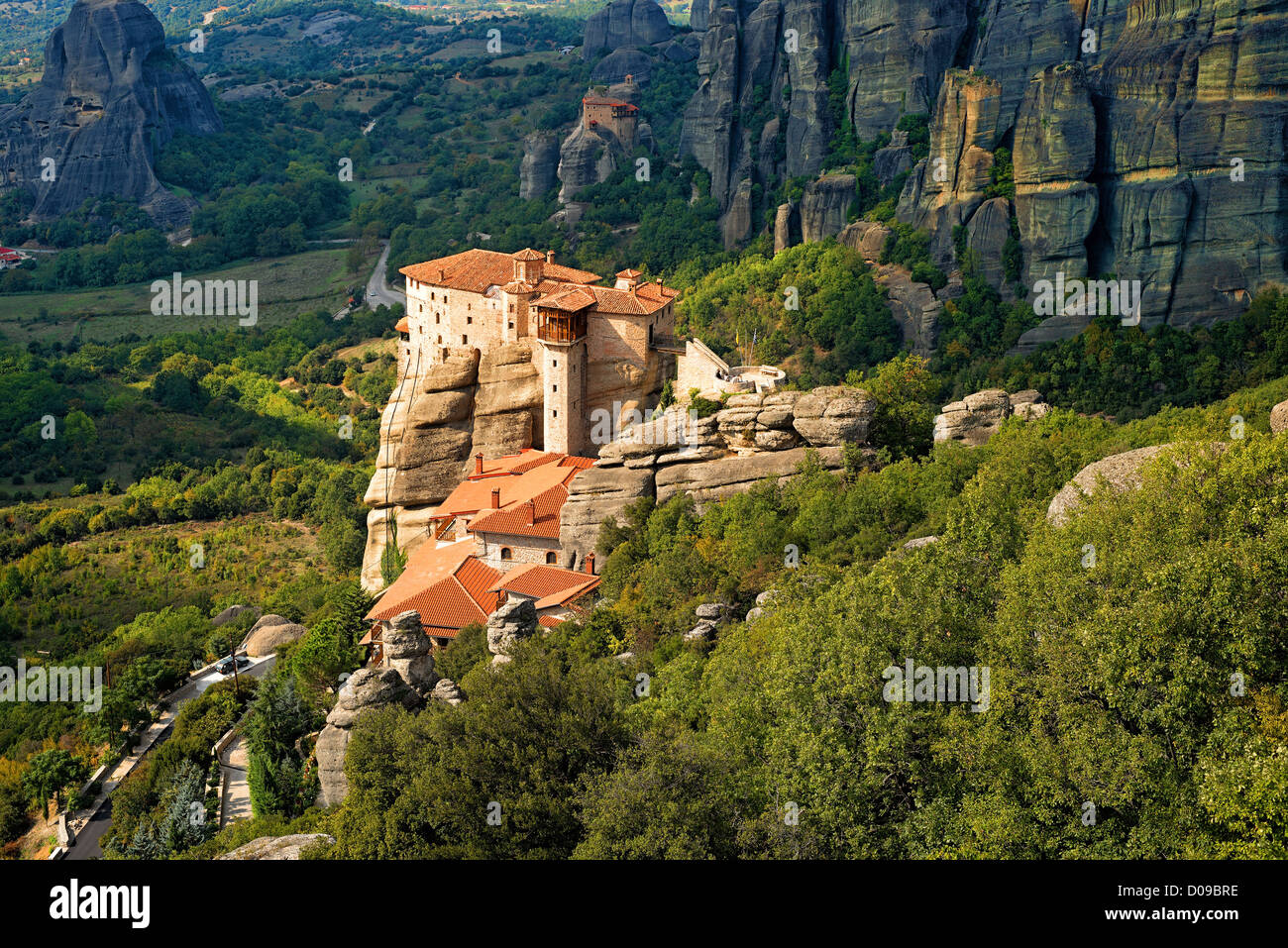 Travel holy monastery roussanou hi-res stock photography and images - Alamy