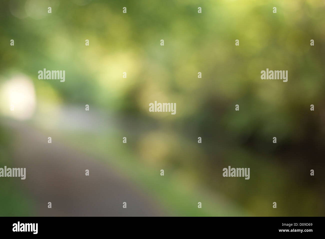 Blurred canal path Stock Photo - Alamy