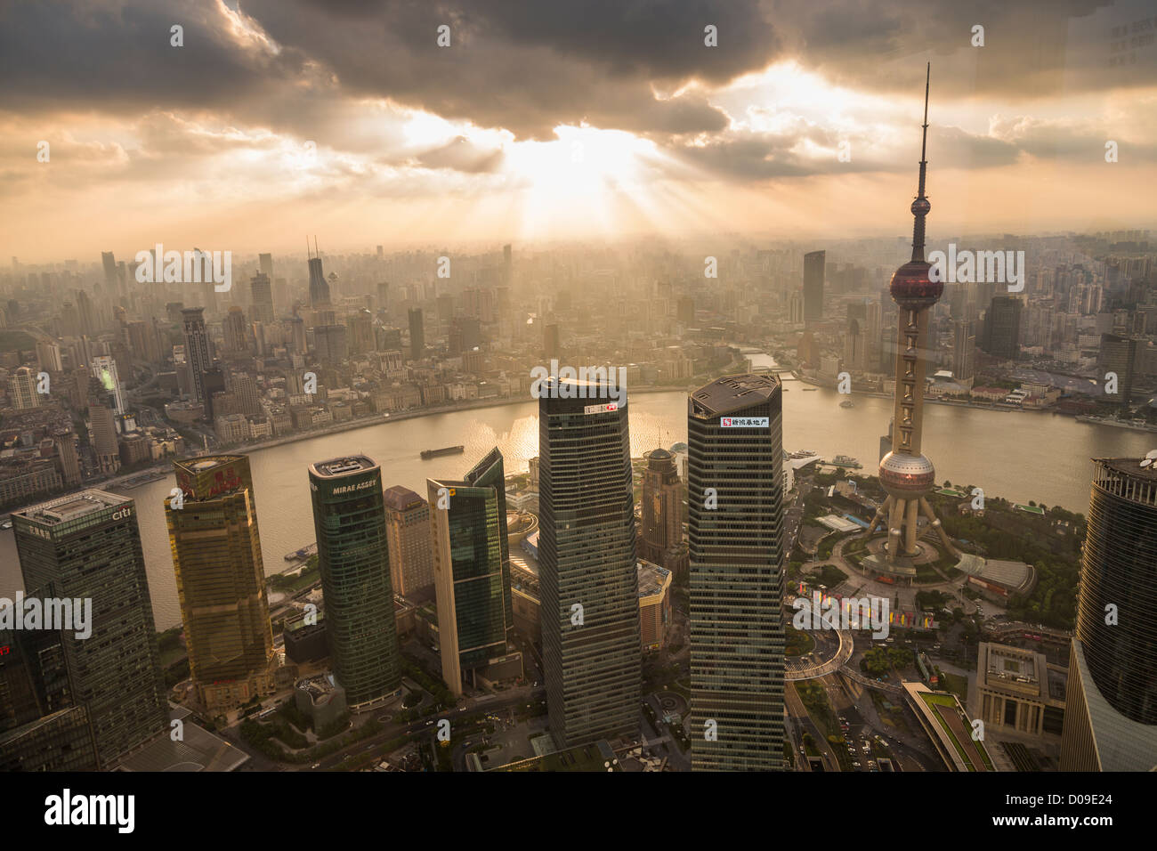 Shanghai aerial hi-res stock photography and images - Alamy