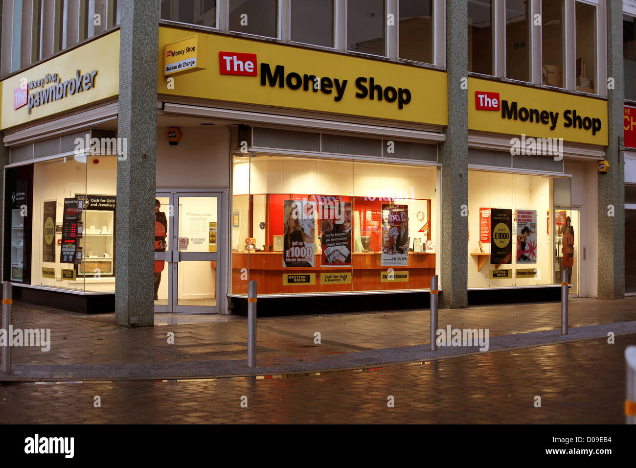The Money Shop, a shop front in Weston super Mare, North Somerset ...