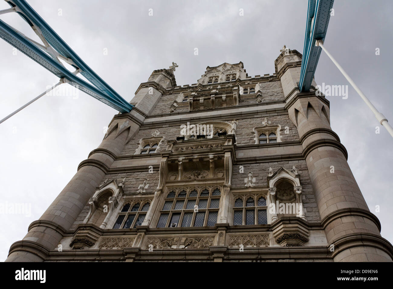 Structural details of the Tower Bridge, London Stock Photo - Alamy