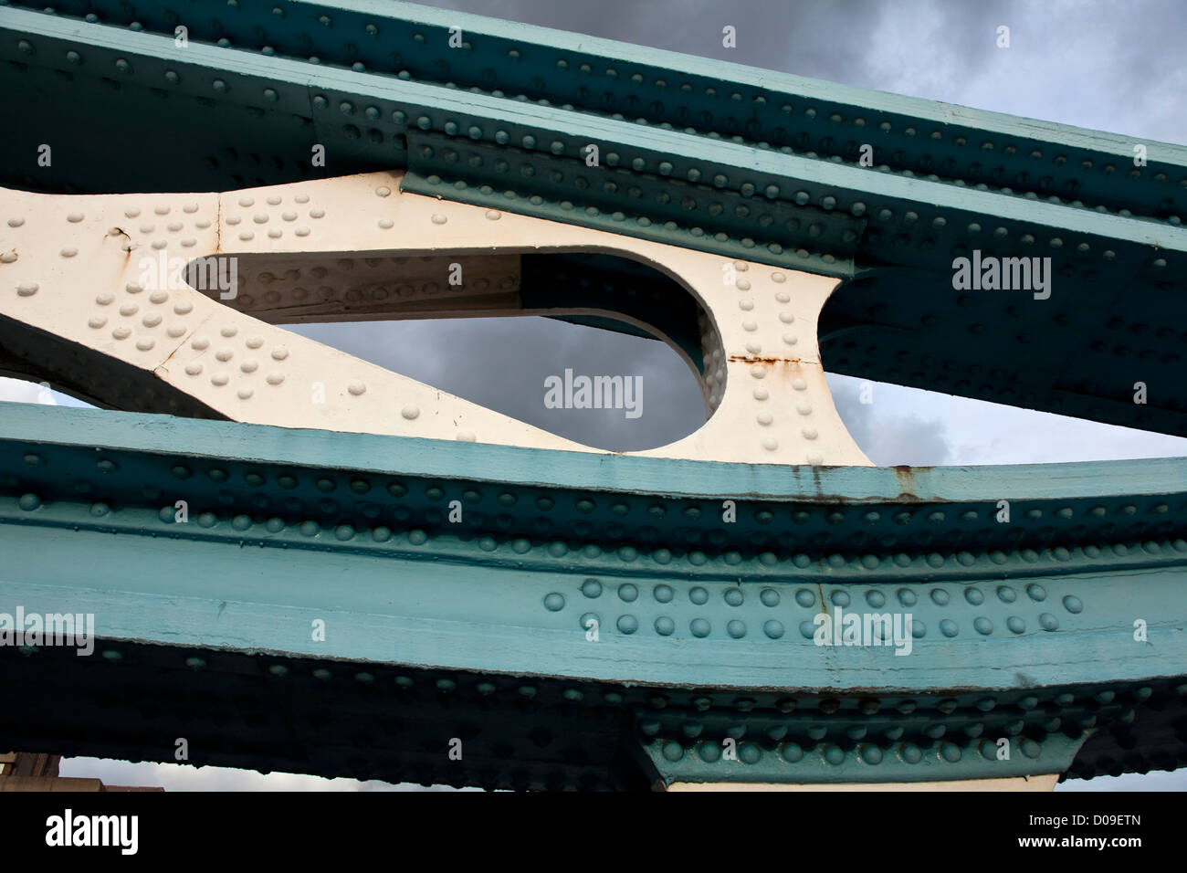 Structural details of the Tower Bridge, London Stock Photo - Alamy
